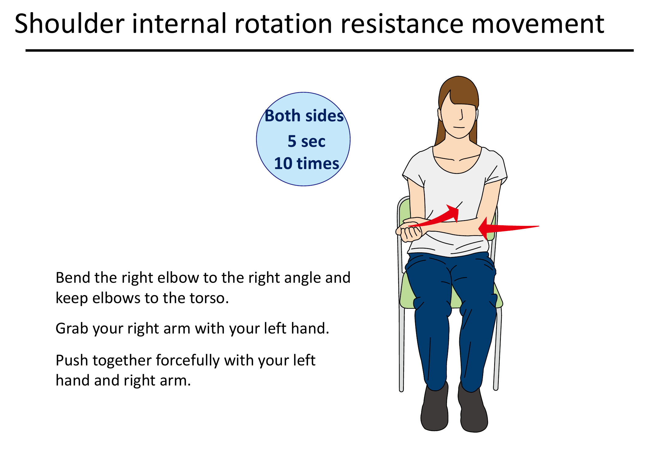 Shoulder Physio Visuals Illustrated Exercise Stretching And